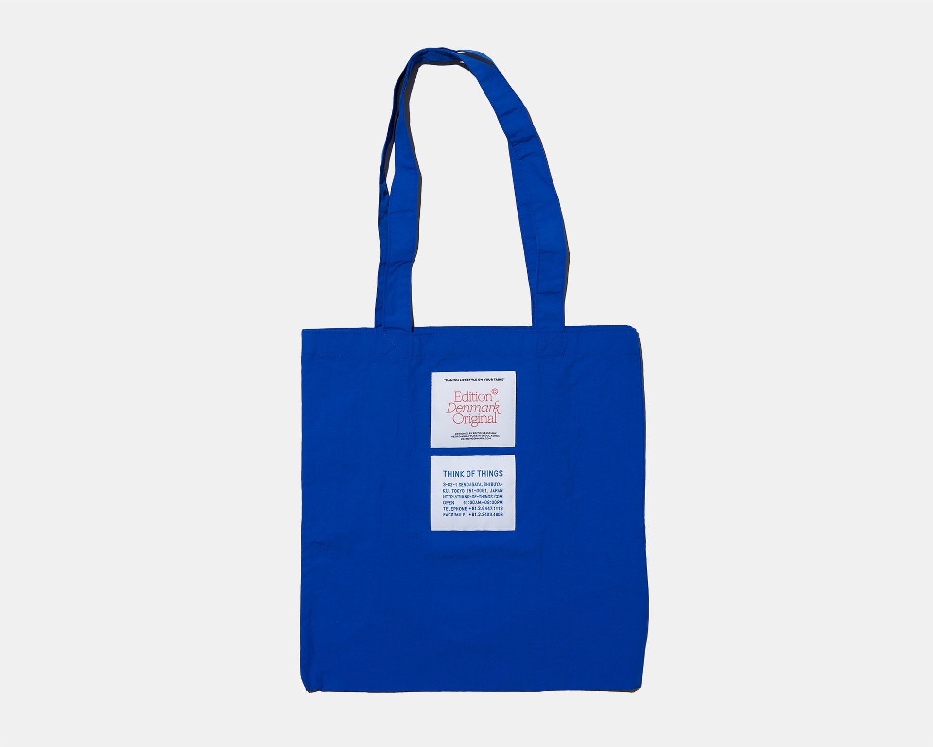 Edition Denmark x THINK OF THINGS TOTE BAG ＊Edition Denmark x THINK OF